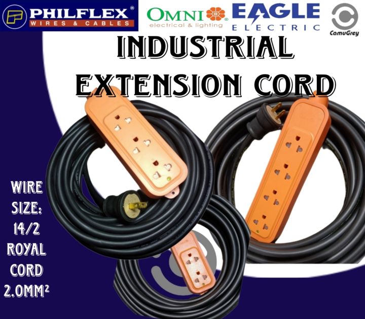 10 METERS INDUSTRIAL EXTENSION CORD | Lazada PH
