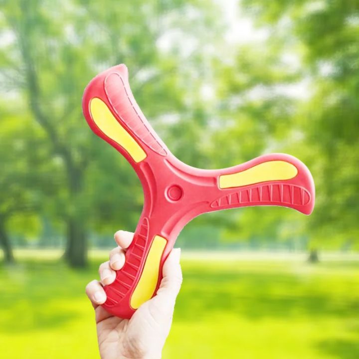 Boomerang ของเล่นสามใบ Cross กลางแจ้ง Flying Disc เกมเด็กผู้ใหญ่ ...
