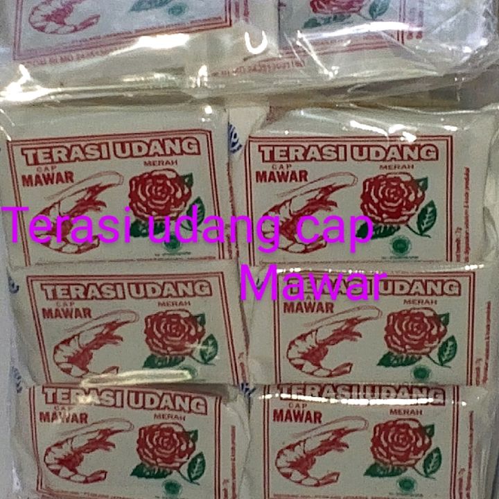 TERASI CAP MAWAR, 1pack isi 10 bungkus | Lazada Indonesia