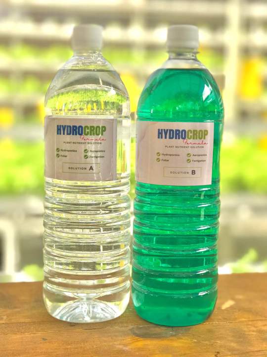 HydroCrop Plant Nutrient Solution A&B 1 Liter | Lazada PH