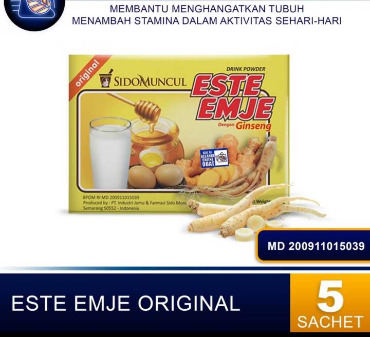 ESTE EMJE DENGAN GINSENG SIDO MUNCUL // Minuman Tradisional ESTE EMJE ...