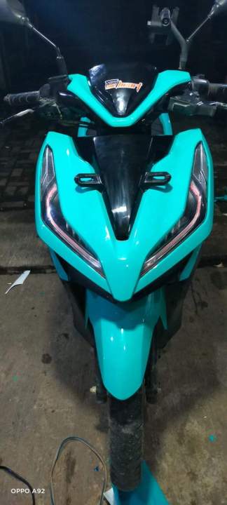 STIKER SKOTLET MOTOR WARNA TOSCA GLOSSY PER 50 CM. | Lazada Indonesia