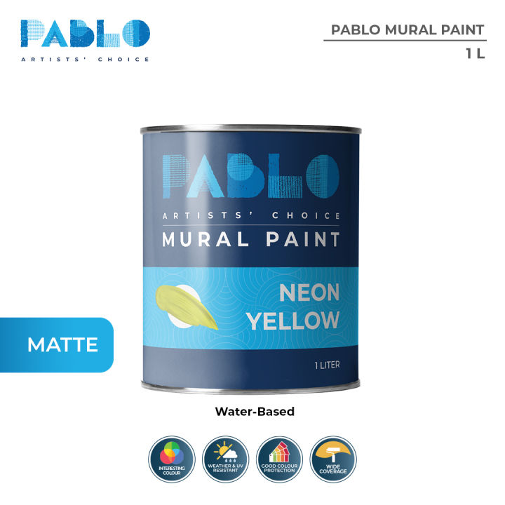 Pablo Mural Paint - 1 Liter | Lazada Indonesia