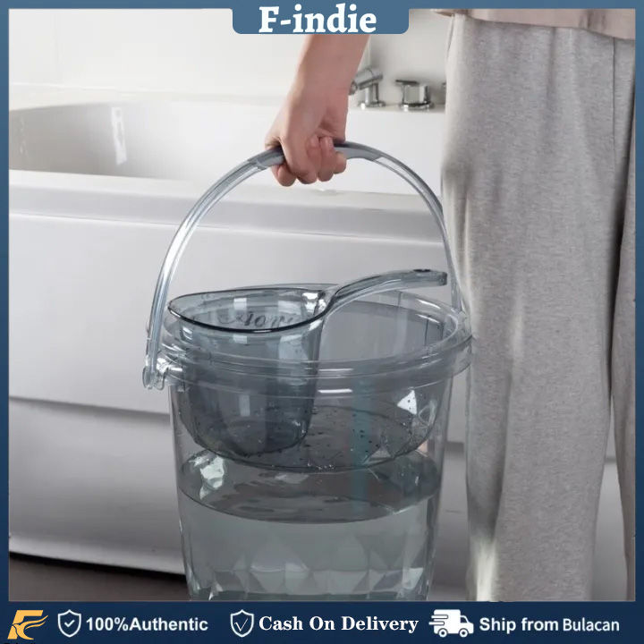 Water Bucket For Household Water Storage Laundry Portable Small Water Bucket Light Luxury ...