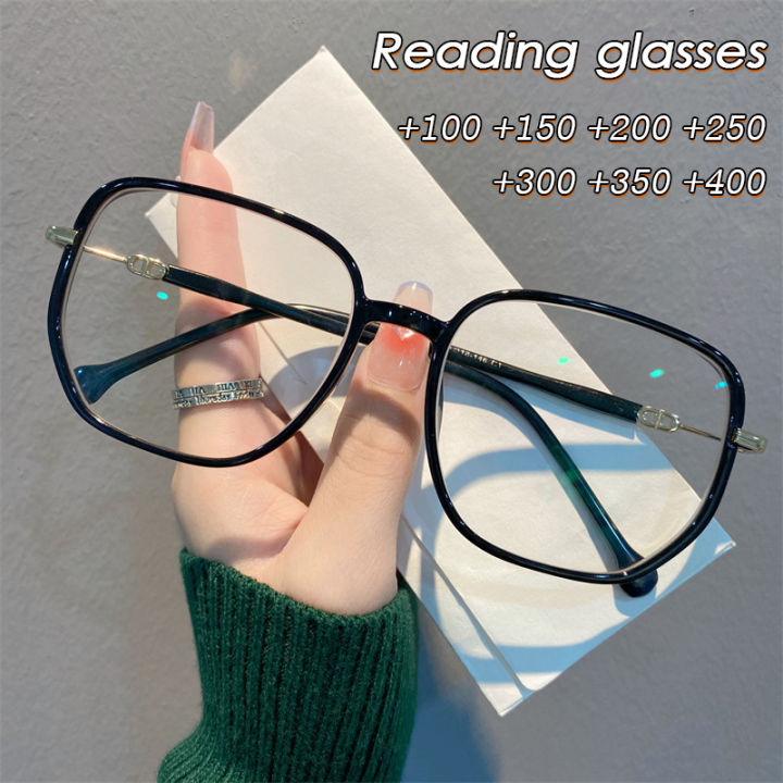 +50 +75 +125 +175 +225 +275 +325 +375 Shiny Frame Reading Glasses for ...