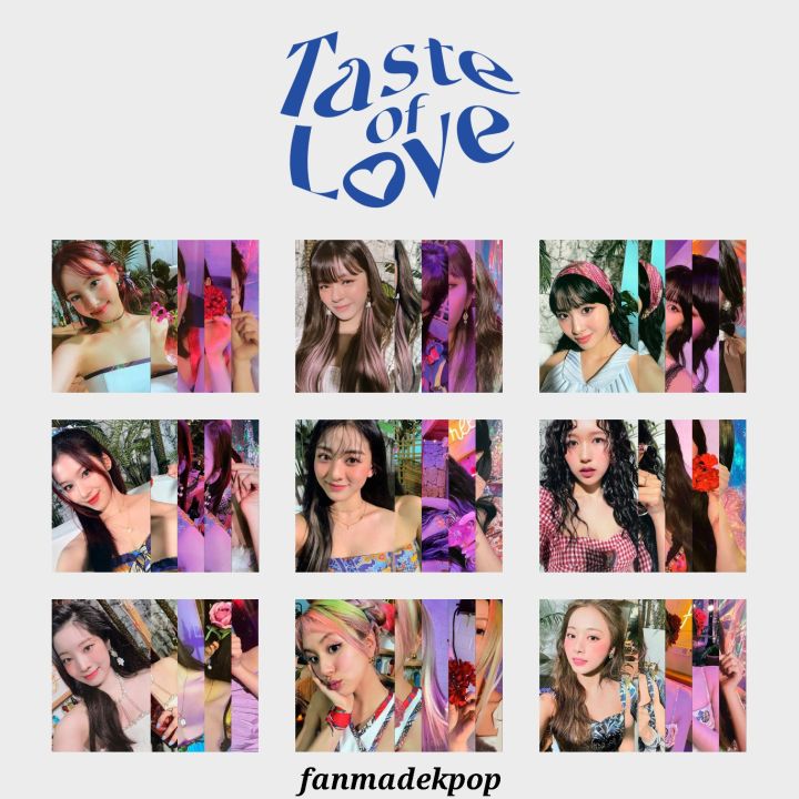 TWICE Photocard (TWICE 10th Mini Album: Taste of Love) | Lazada