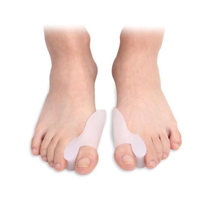 Silicone Thumb Separator Double Ring Big Toe Bone Corrector Three Hole ...