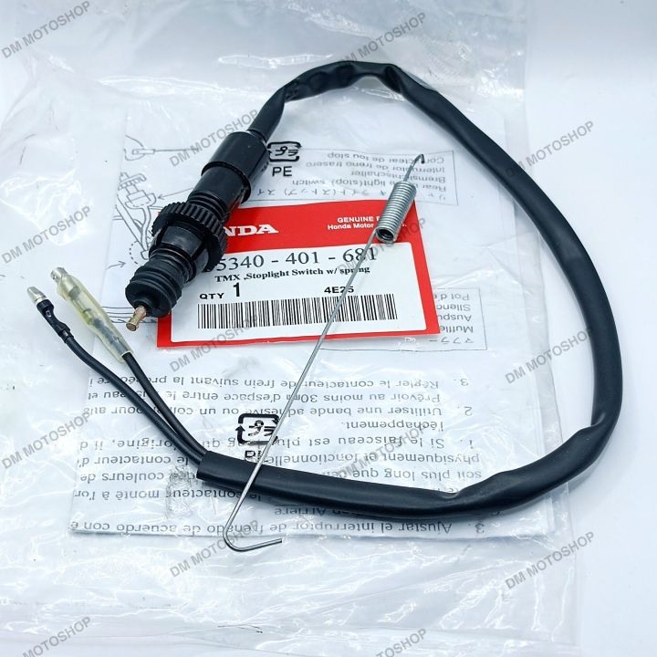 Motorcycle Rear Brake Switch with Spring for Honda TMX/CG 125 & CB 125 ...