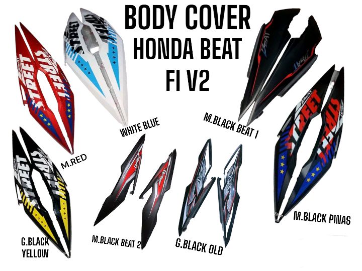 Original Body Cover Honda Beat FI V2 | Lazada PH