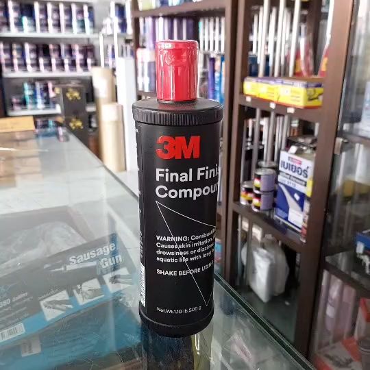 น้ำยาขัดเงาสีรถยนต์ 3M Final Finishing 500g ใช้ลบรอยที่เกิดจากการขัด ...