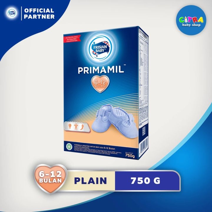 Frisian Baby Primamil 6-12 Bulan, Susu Formula Lanjutan 750gr | Lazada ...