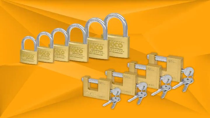INGCO HEAVY DUTY BRASS PADLOCK 40mm (DBPL0402) - SOLD BY 4 PCS | Lazada PH