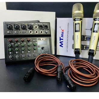 Dàn Loa Cao Cấp Âm Thanh Karaoke 4 Tấc Và Đẩy 9000 Pro + Micro Q02 Với ...