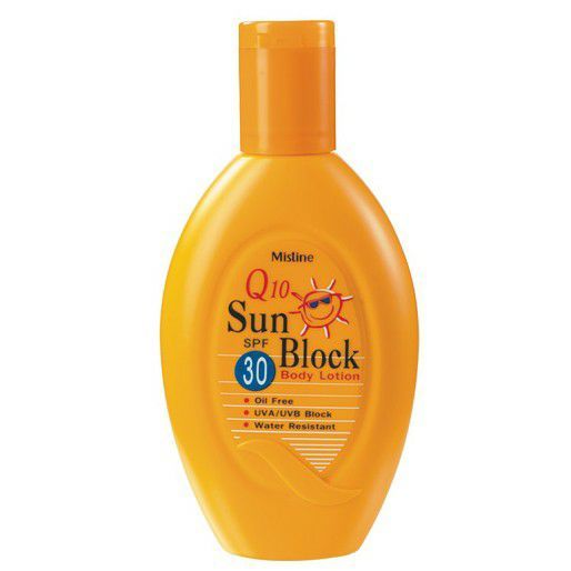 โลชั่นกันแดด Mistine Q10 SunBlock Body Lotion SPF 30 มิสทินคิวเทน ซัน ...
