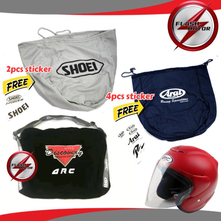 Flashmotor (High Quality) SHOEI & Ar@@i & Arc Discovery Helmet Bag | Lazada