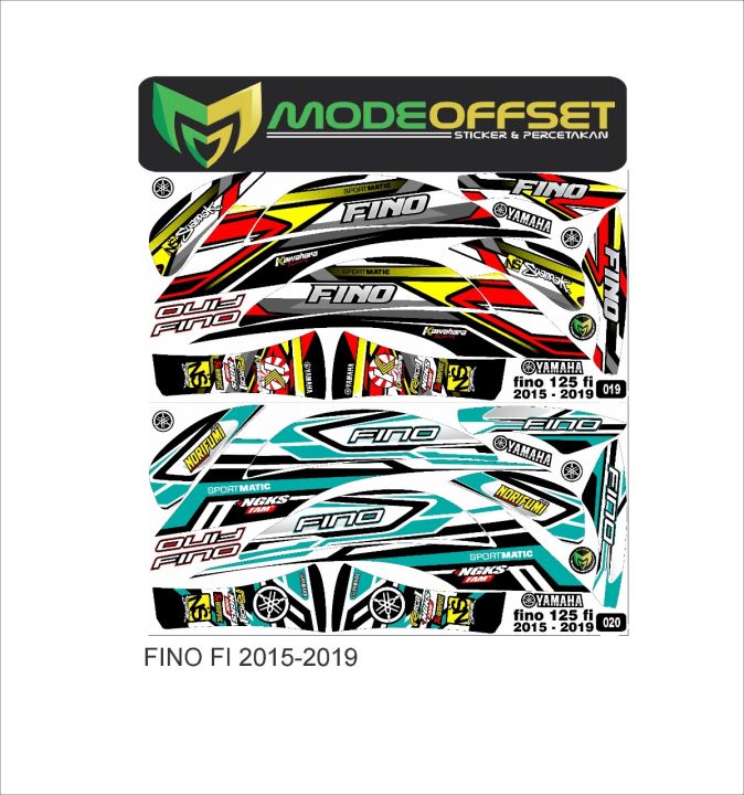 Striping Decal FINO F1 2015-2019 semi | Lazada Indonesia