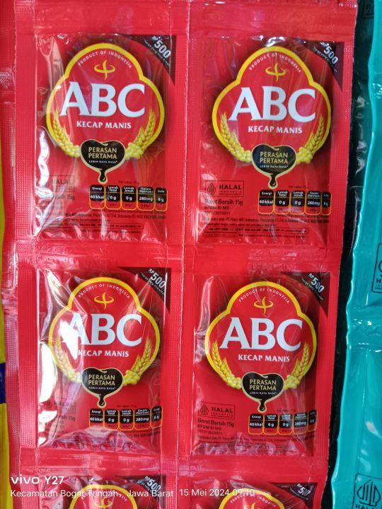 Kecap Manis ABC kemasan 500 1 Renceng isi 24 caset | Lazada Indonesia