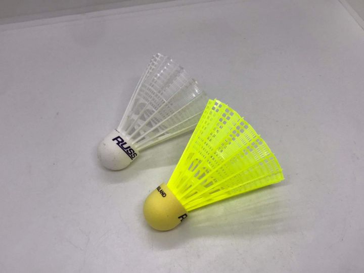 Russ 168 Synthetic Shuttlecock White / Pink Per PIECE | Lazada PH