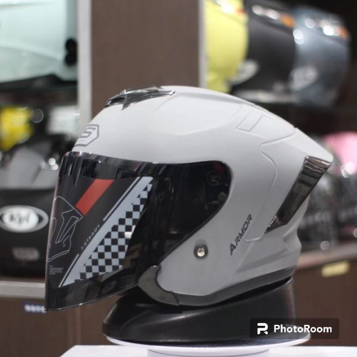 Helm Js Armor paket ganteng spoiler3D KEKINIAN / Helm JS armor solid ...