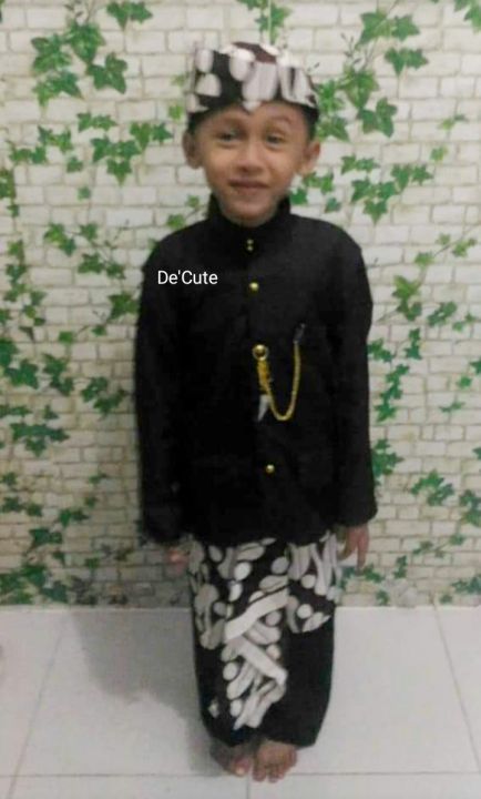 Baju Adat Beskap Basofi Anak Set Lengkap | Lazada Indonesia