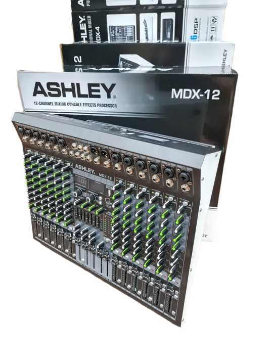 mixer audio ashley mdx12 mdx 12 (12channel) original | Lazada Indonesia