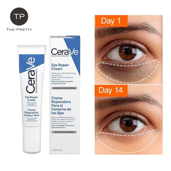 Cerave Eye Cream Repair Skin Dark Circles Under Eyes Puffiness ...