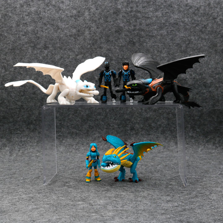 Anime How To Train Your Dragon Action Figure PVC Toothless Fury Night ...