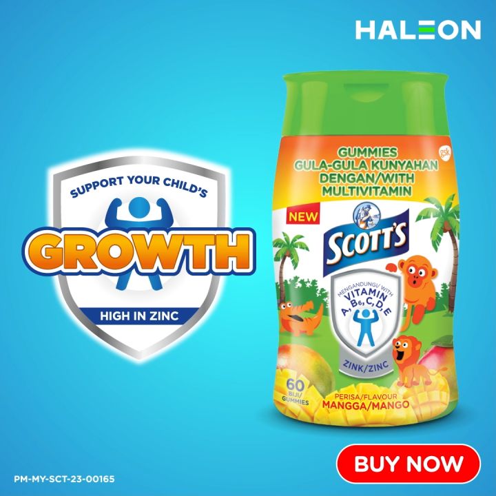 Scott's Multivitamin Gummies - Mango (60’s) | Lazada