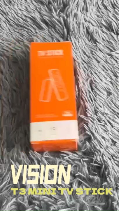Vision T3 Mini TV Stick Android TV Box 4K Quad Core Dolby DTS HD Dual ...