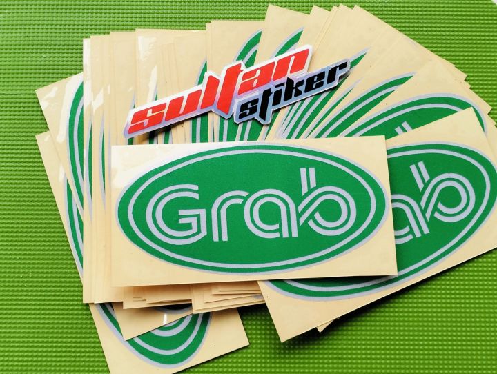 Stiker cutting GRAB stiker ojol Grab | Lazada Indonesia