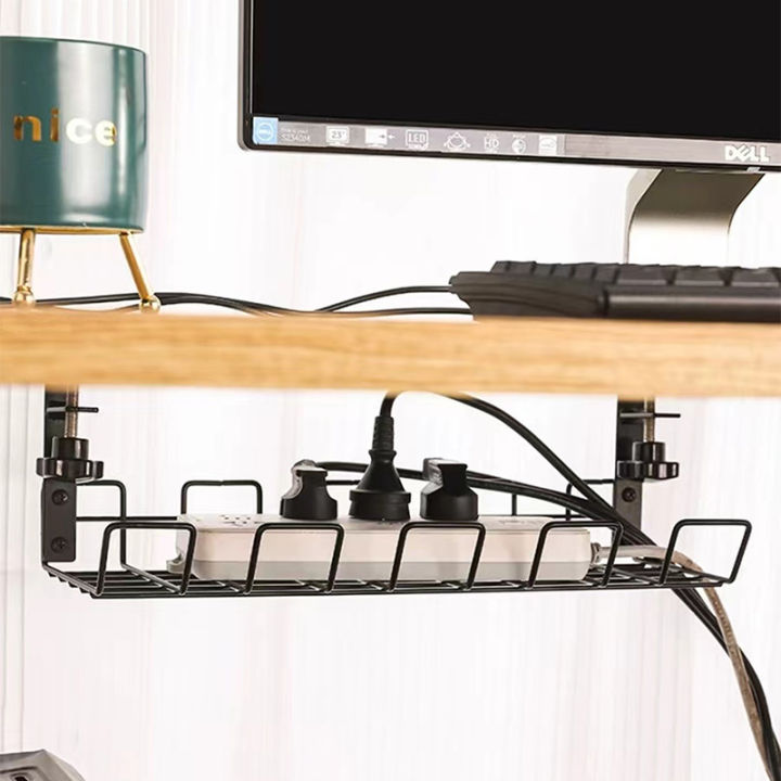 Desk wire Cable Management Wire Organizer Loading Capacity 15KG Under ...