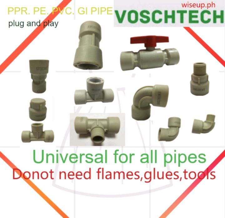 QUICK PIPE FITTINGS 1/2", 3/4", 1" PPR PIPE TO PVC PIPE , PPR PIPE TO G ...