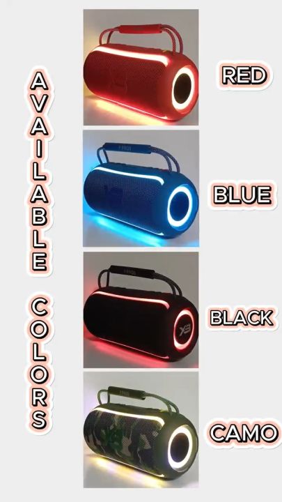 XB108 PRO Portable Bluetooth Speaker Massive Sound Deepest Bass IPX7 ...