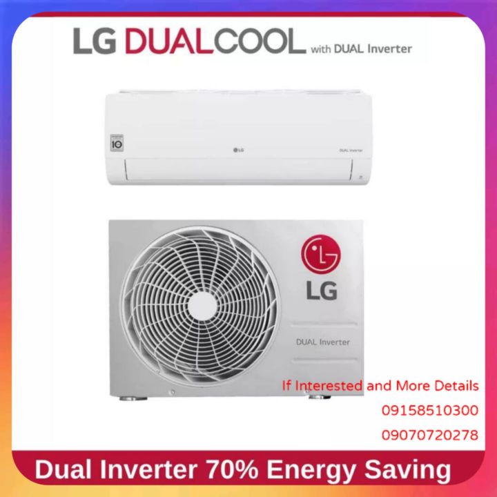 L.G 1.0hp Dual Cool Inverter Split Type Aircon | Lazada PH