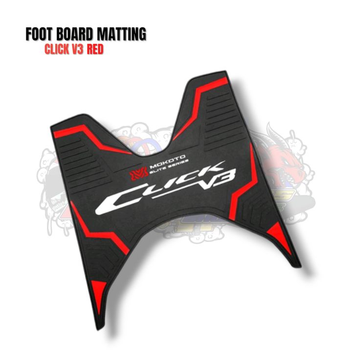 NEW! Honda Click v2/v3 Elite series foot board rubber matting by mokoto ...