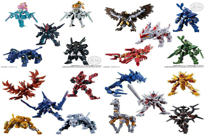 Bandai Candy Toy Capsule Toy Anima Gear Deformation Robot Beast ...