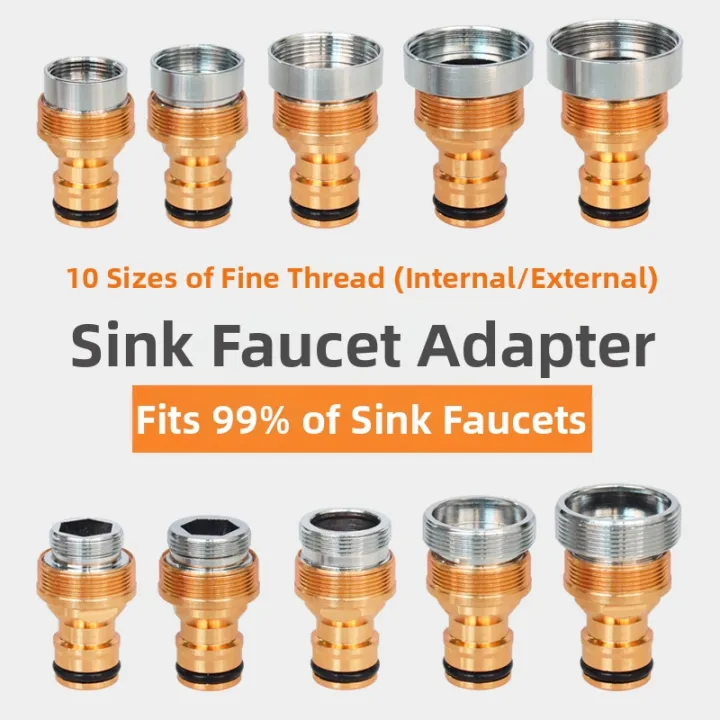 Aluminum Copper Coated Quick Connect Conversion Fitting | Lazada PH