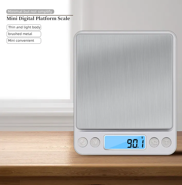3Kg/500G 0.01g Digital Kitchen Scale Precision Scales Jewelry Weighing ...