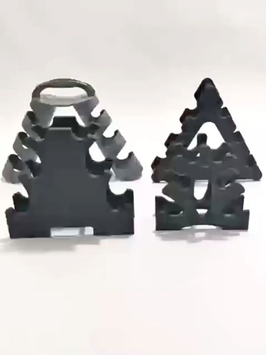 Home Exercise Tools Storage Shelf Weight Lifting Dumbbell Tree Rack 5 ...