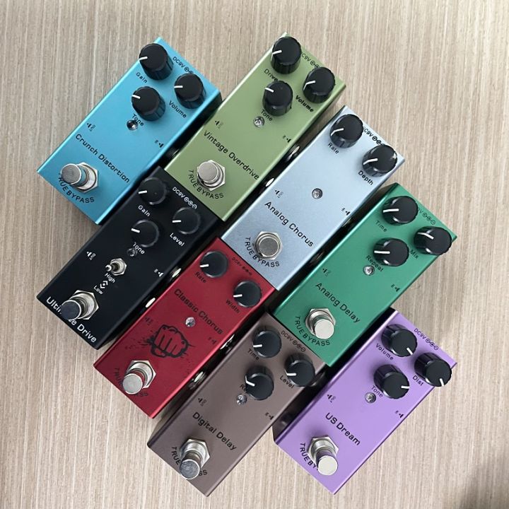 Mini Professional กีตาร์ไฟฟ้าพกพา Distortion/overdrive/delay/chorus ...