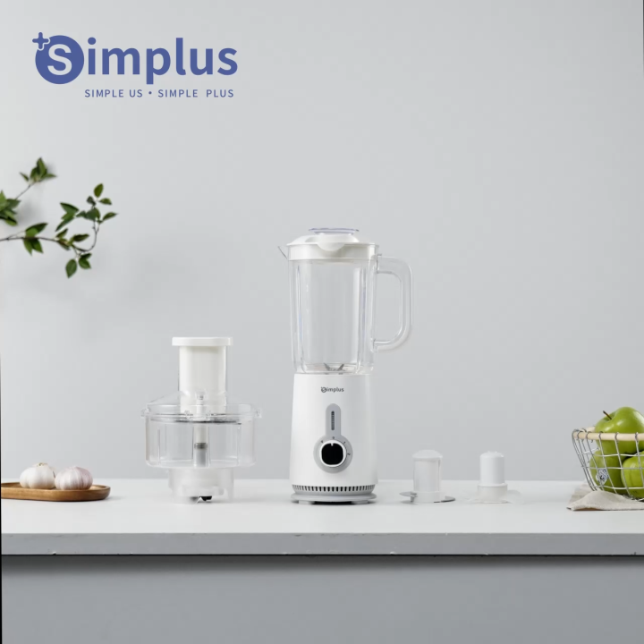 Simplus 5 IN 1 Multi-functional Blender | 1.25L+1L Large Jugs | 380W ...