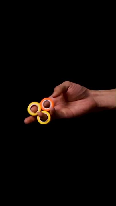 Fidget Toys Fingears Magnetic Rings Fidget Toy Magnetic Bracelet Ring ...