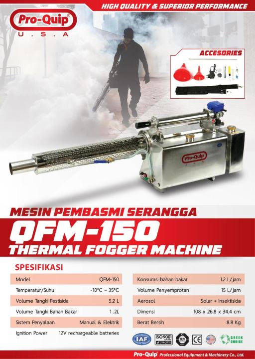 MESIN FOGGING NYAMUK / ALAT SEMPROT NYAMUK / MESIN FOGGER NYAMUK HAMA ...