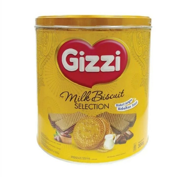 Gizzi Milk Biscuit Selction Biskuit Untuk Parcel Lebaran - Kaleng ...