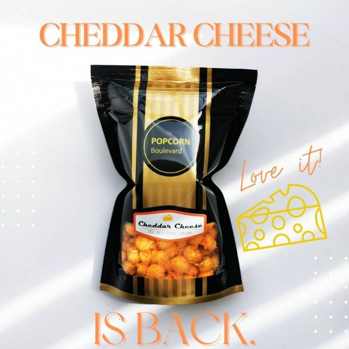 POPCORN Boulevard Cheddar Cheese ป็อปคอร์น เชดด้าชีส (140g) | Lazada.co.th