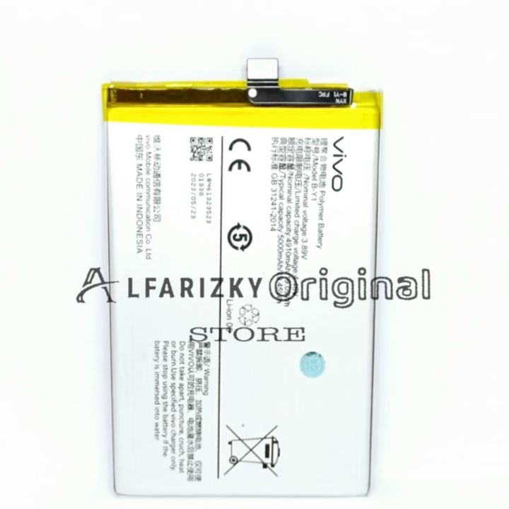 Baterai Vivo Y35 5G B-Y1 Batre Baterai Battery Hp Tanam Model BY-1 ...
