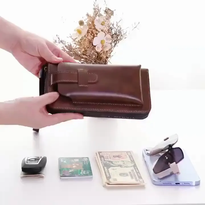 UISN MALL #MP1002 Wallet For Men Long Style Multi Card Slot Money Clip ...