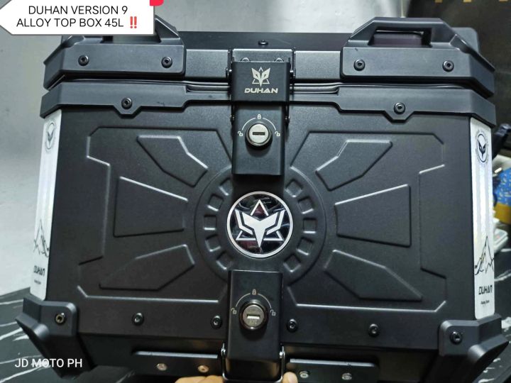DUHAN V9 ALLOY TOP BOX ️ 45L with FREEBIES | Lazada PH