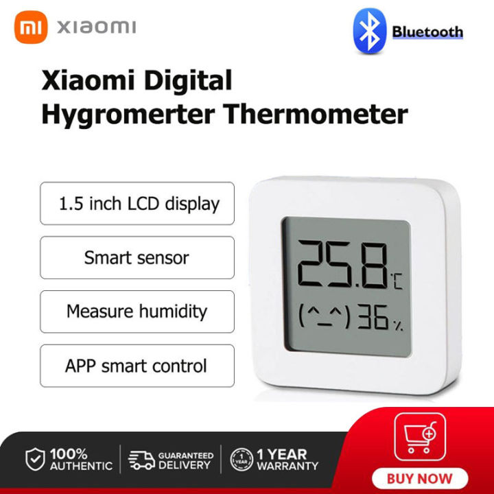 Xiaomi Mi Home Digital LCD Temperature Humidity Sensor Monitor 2 Smart ...
