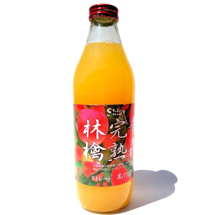 Aomori Kanjuku Ringo Apple Juice น้ำแอปเปิ้ลอาโอโมริ 100% 1000ml ...